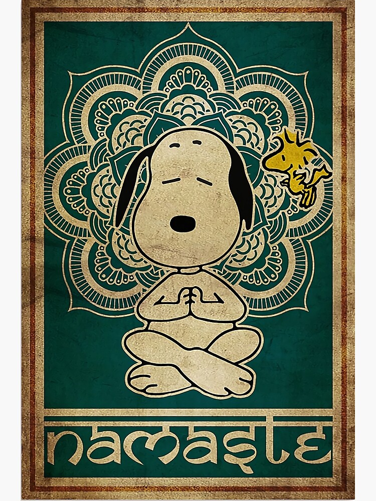 "Namaste - Snoo Dog - Meditation" Poster for Sale by anfusa2018 | Redbubble