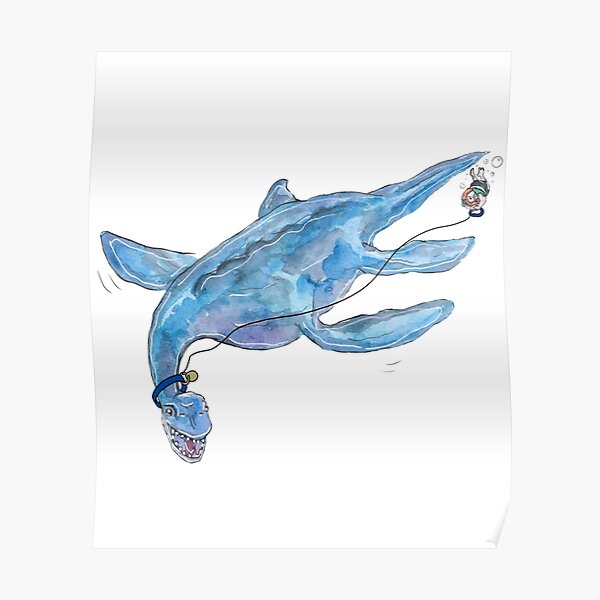 "Walking with Dinosaurs Plesiosaurus " Poster for Sale by DinorobotLove ...