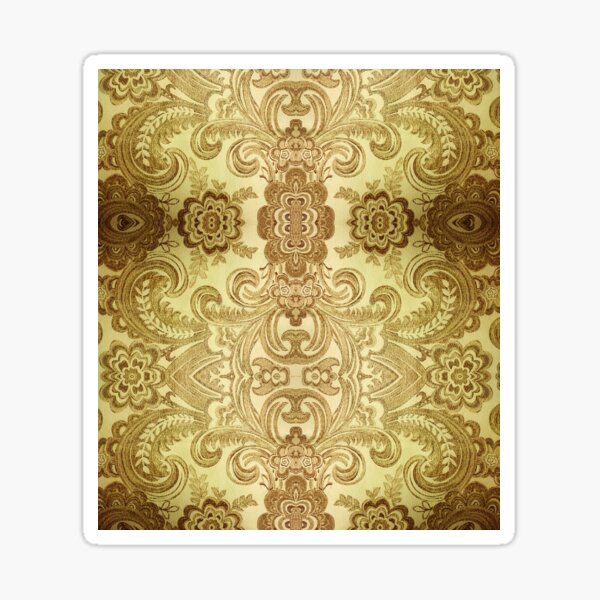 "Gold pattern for your home decor" Sticker by Scenery-Story | Redbubble