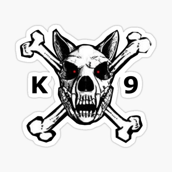 "K9- DOG" Sticker for Sale by RENAGADE4LYF | Redbubble