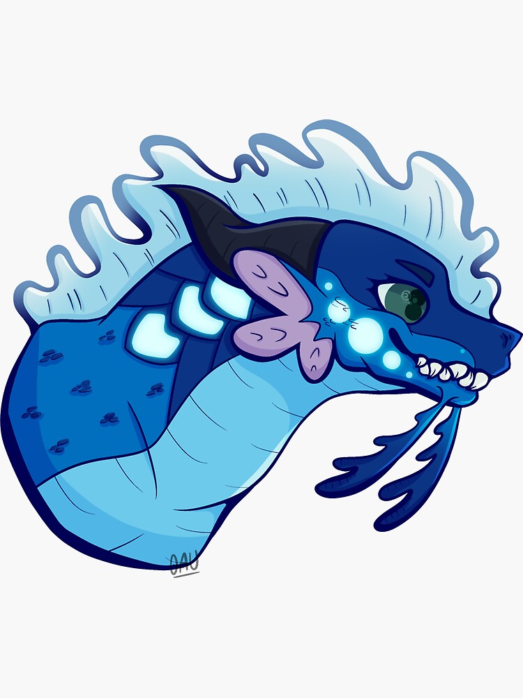 "Tsunami - Wings Of Fire" Sticker for Sale by aloekat-arts | Redbubble