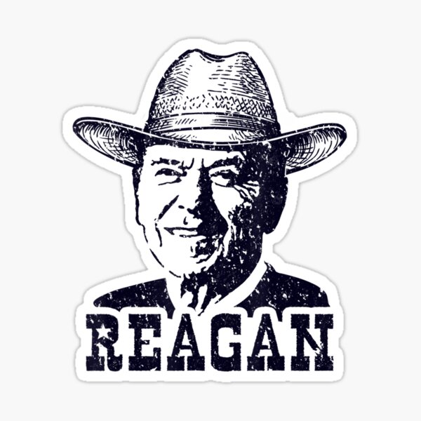 "Ronald Reagan" Sticker for Sale by maitua89 | Redbubble
