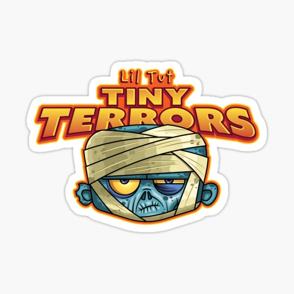"Tiny Terrors Little King Tut" Sticker for Sale by AllenDavisArt ...
