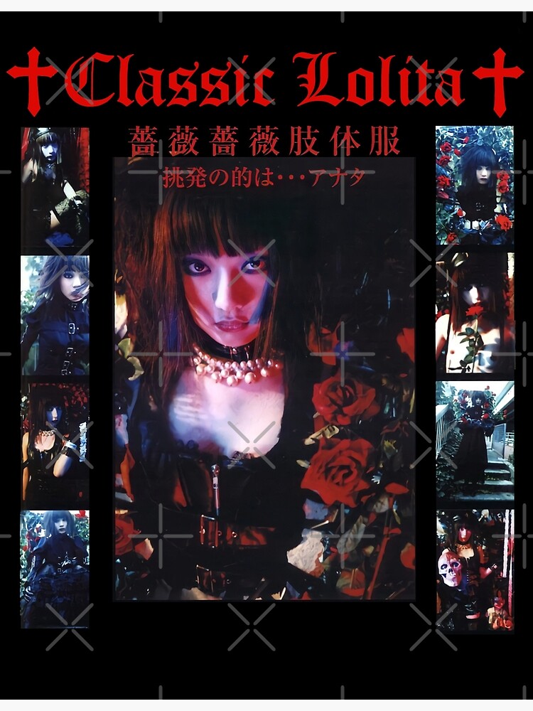 "classic gothic lolita bible ad" Poster for Sale by cybercults | Redbubble