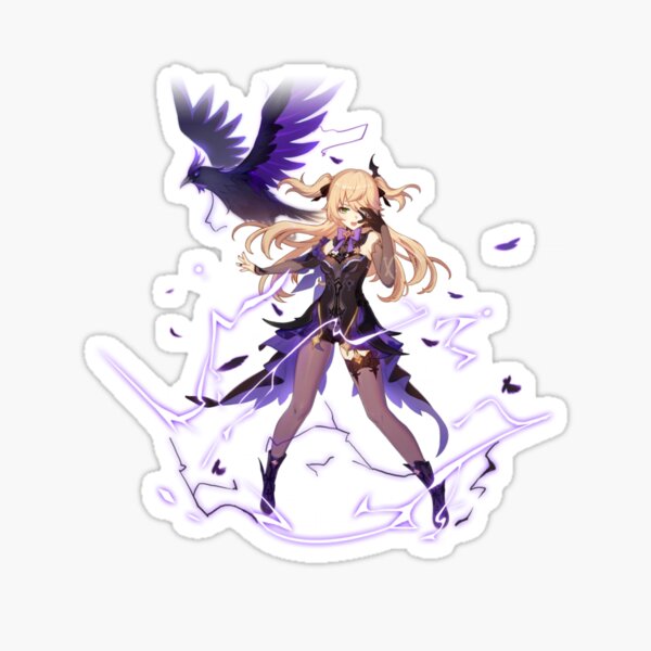 "Fischl Genshin Impact" Sticker for Sale by milkuvvay | Redbubble