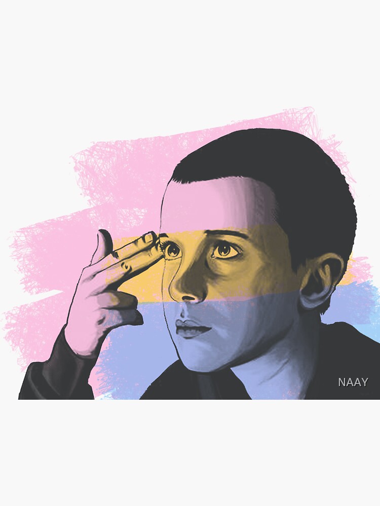 "Eleven - Stranger things" Sticker by NAAY | Redbubble