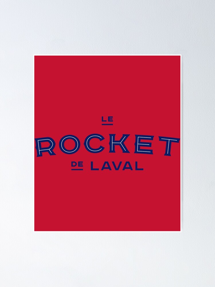 "Laval Rocket Wordmark " Poster for Sale by hiden0101 | Redbubble