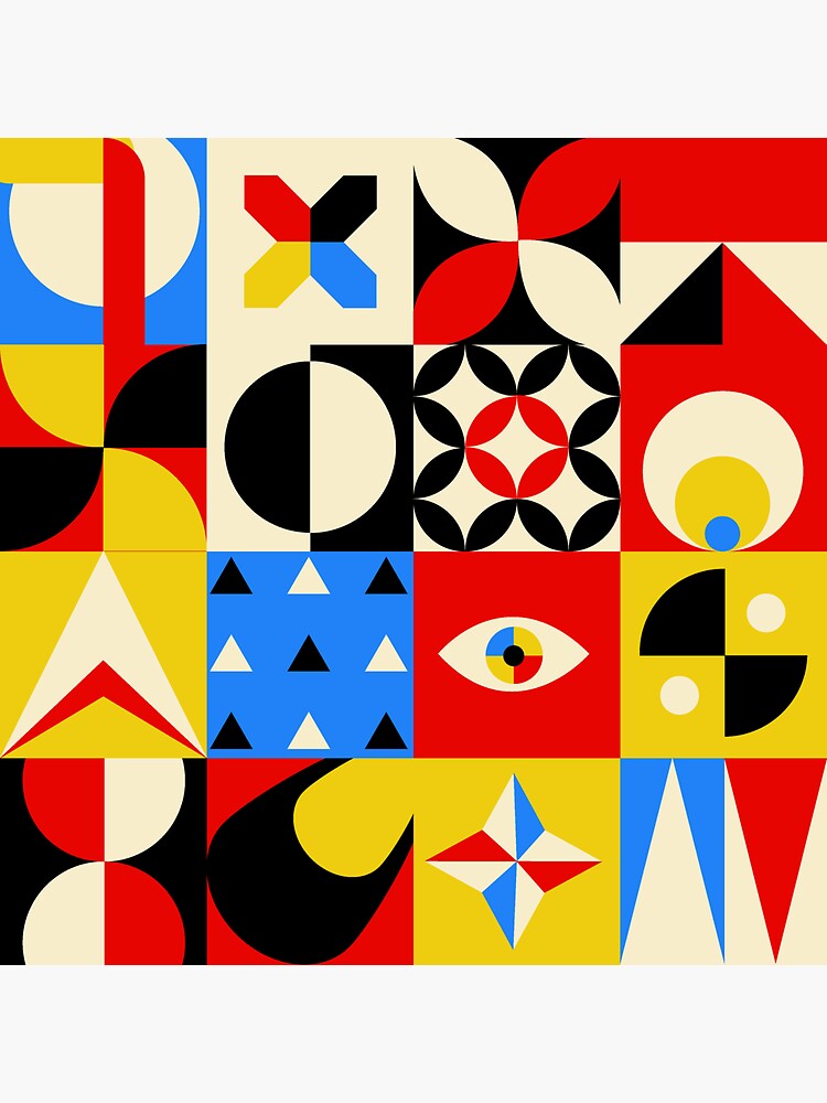 "Geometric design " Sticker for Sale by Shan-Tees | Redbubble