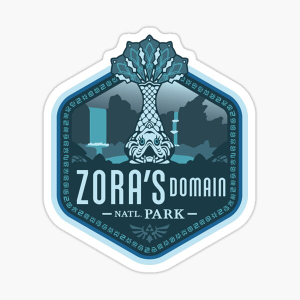 "Zora T-ShirtZora's Domain National Park" Sticker for Sale by ...