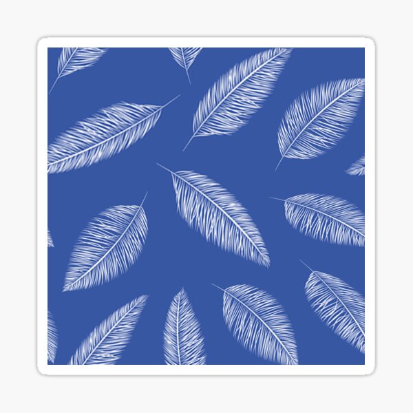 "a white feather" Sticker by Onetops | Redbubble