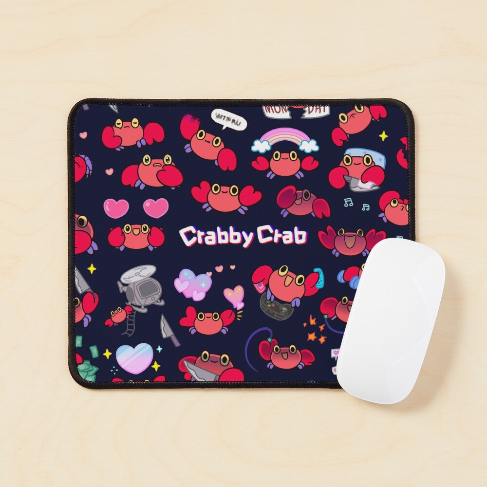 "Crabby crab - pattern" Sticker for Sale by pikaole | Redbubble