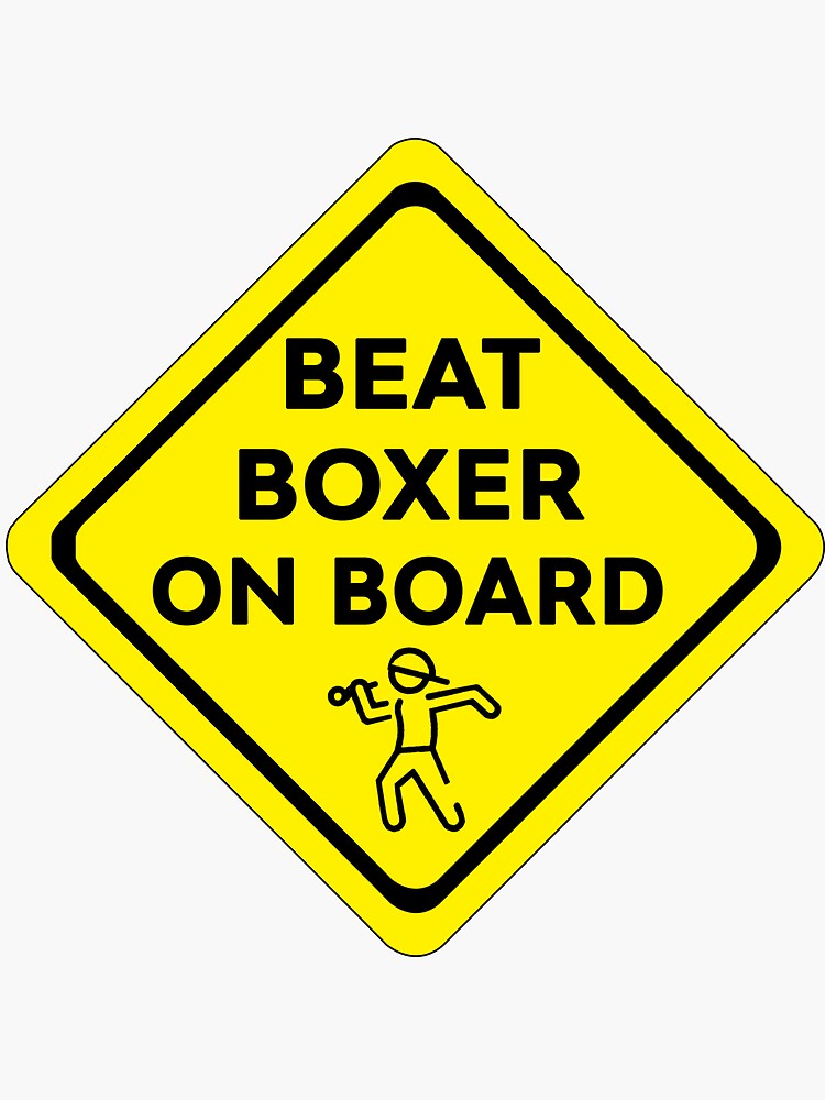 "Beatboxer are on board | Beatbox United" Sticker for Sale by ...