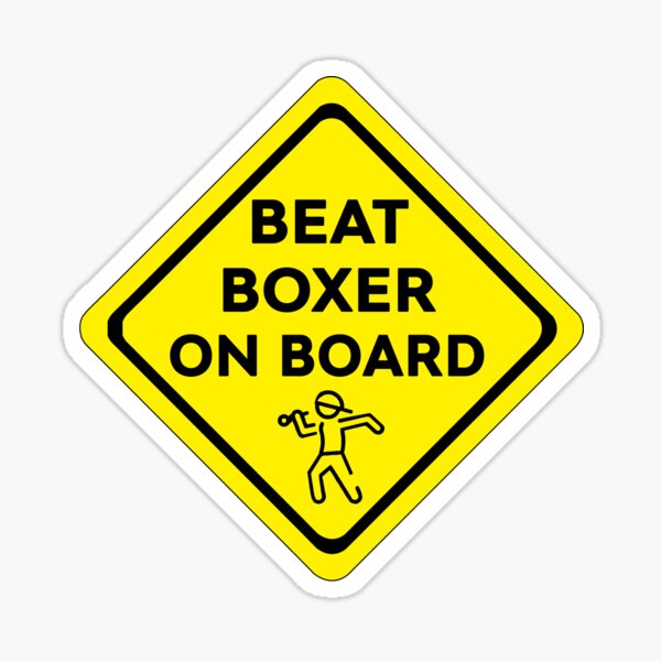 "Beatboxer are on board | Beatbox United" Sticker for Sale by ...
