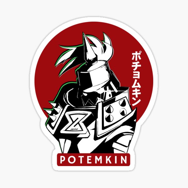 "Potemkin of ZeppMoon" Sticker for Sale by danderrion | Redbubble