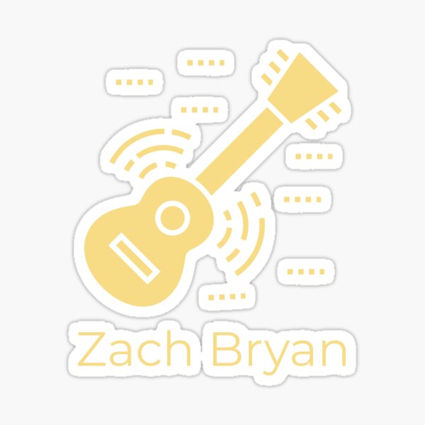 "Zach Bryan" Sticker for Sale by Popzeyy | Redbubble