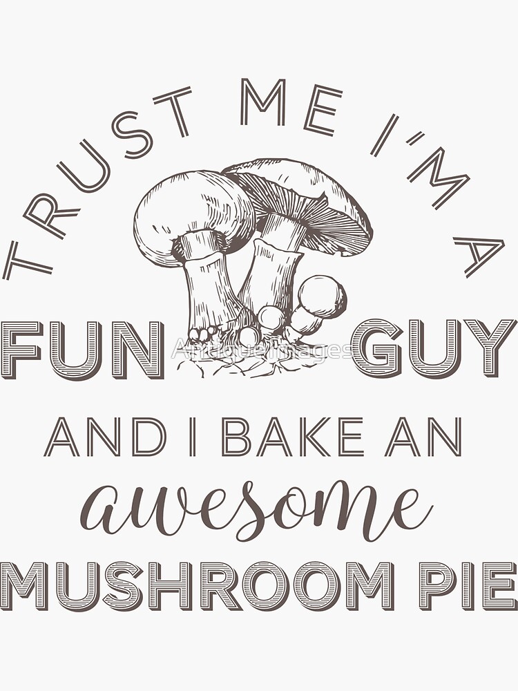 "Mushroom Hunter" Sticker for Sale by AntiqueImages | Redbubble