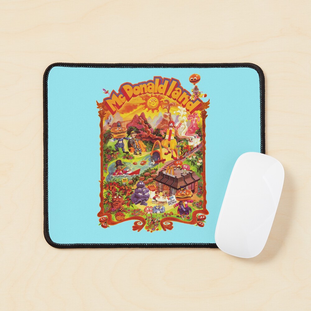 "Mcdonaldland Vintage Cast Map Poster " Poster for Sale by JackStam ...