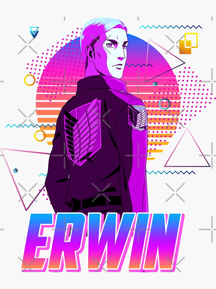 "Erwin Smith - Retro Art" Sticker for Sale by LahcenBamouh | Redbubble