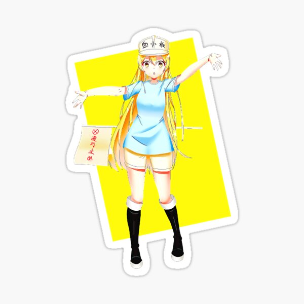 "platelet chan " Sticker for Sale by CherylKato | Redbubble
