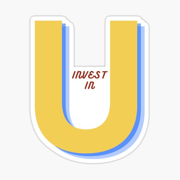 "Invest in You" Sticker for Sale by HafsaAdnan | Redbubble