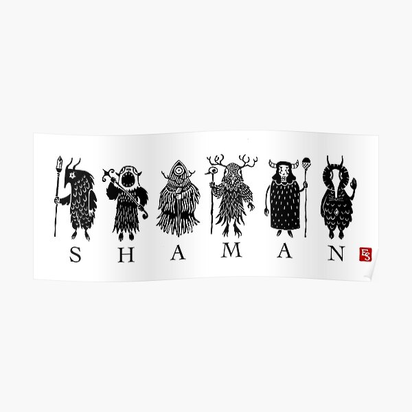 "SHAMAN" Poster for Sale by ErwinSaunders | Redbubble