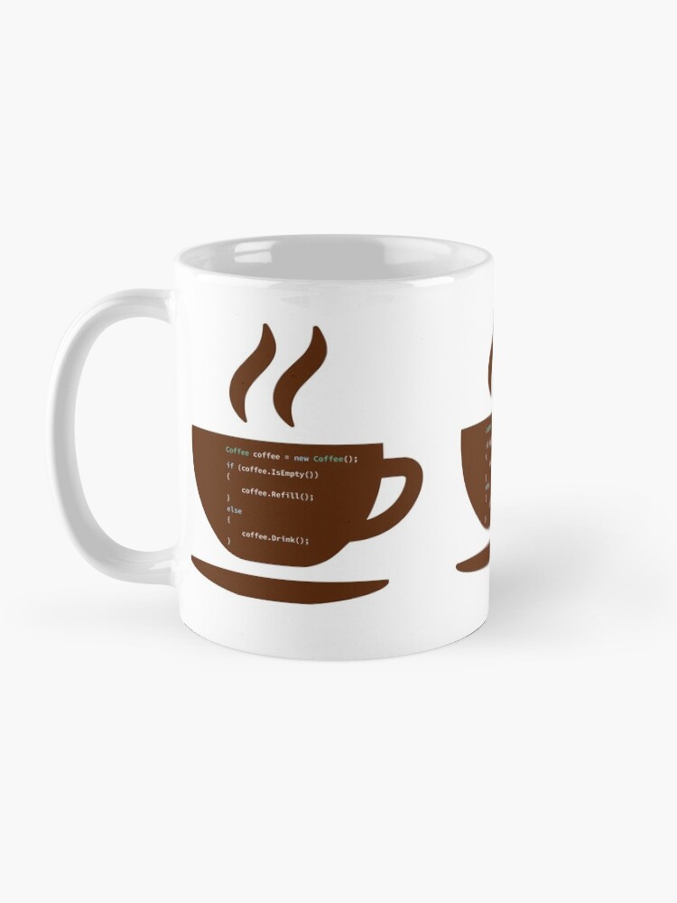 Taza de café «Si el café está vacío, beber en algún lenguaje de ...