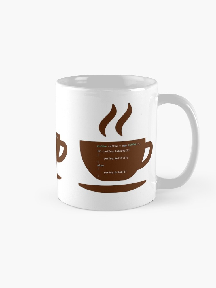 Taza de café «Si el café está vacío, beber en algún lenguaje de ...