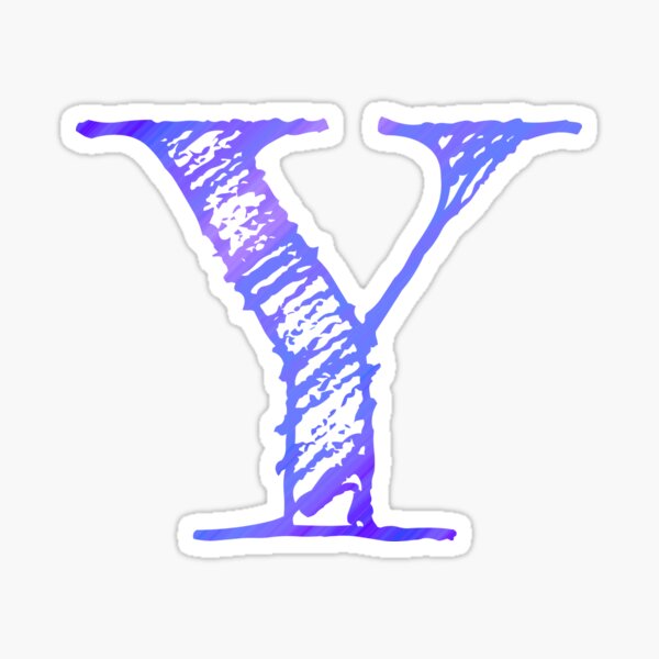 "Beautiful Letter Y" Sticker for Sale by aQoxxi | Redbubble