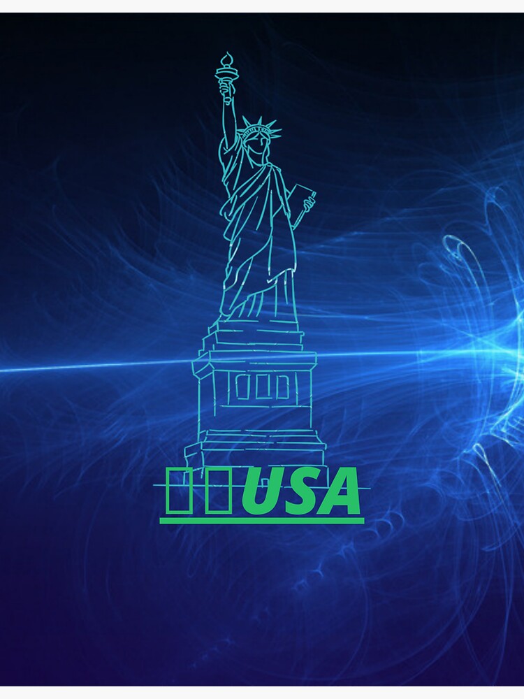 "Statue of Unity USA" Sticker by Ramsinh | Redbubble