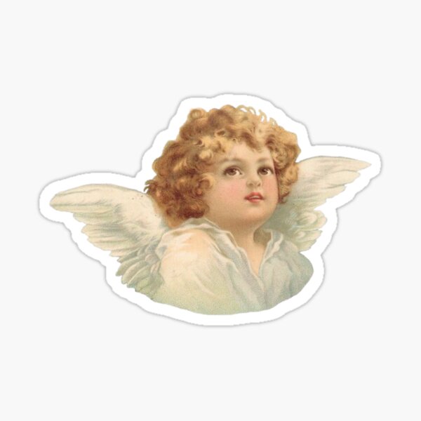 "angel face" Sticker for Sale by HouseOfCapulet | Redbubble