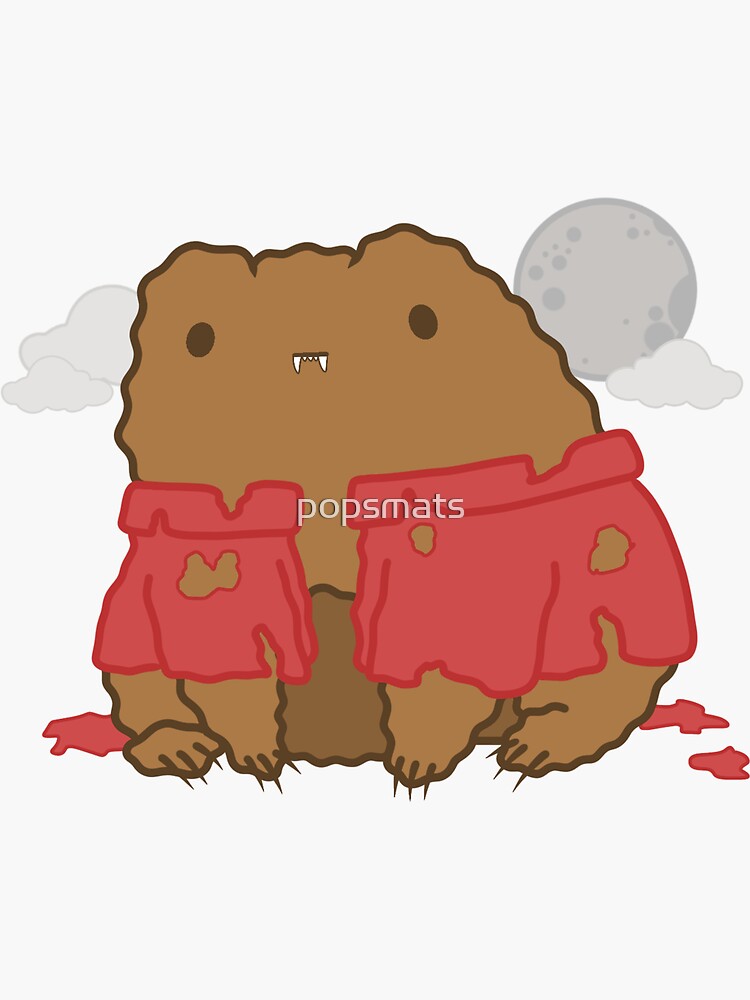 "Werefrog" Sticker by popsmats | Redbubble