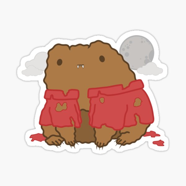 "Werefrog" Sticker by popsmats | Redbubble