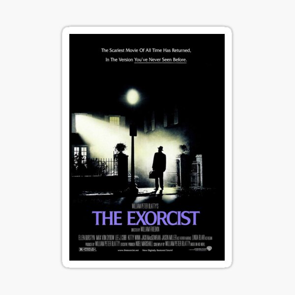 "The Exorcist William Friedkin" Sticker for Sale by SORKA5 | Redbubble