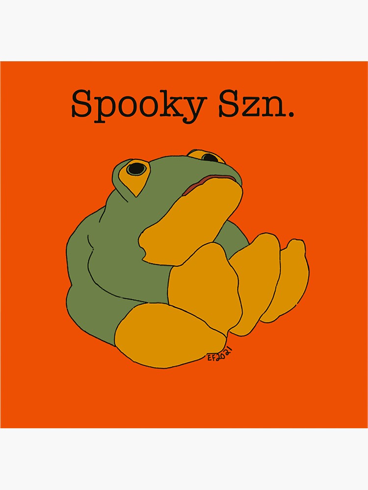 "Spooky Szn. Smooches" Sticker for Sale by StrataFit | Redbubble
