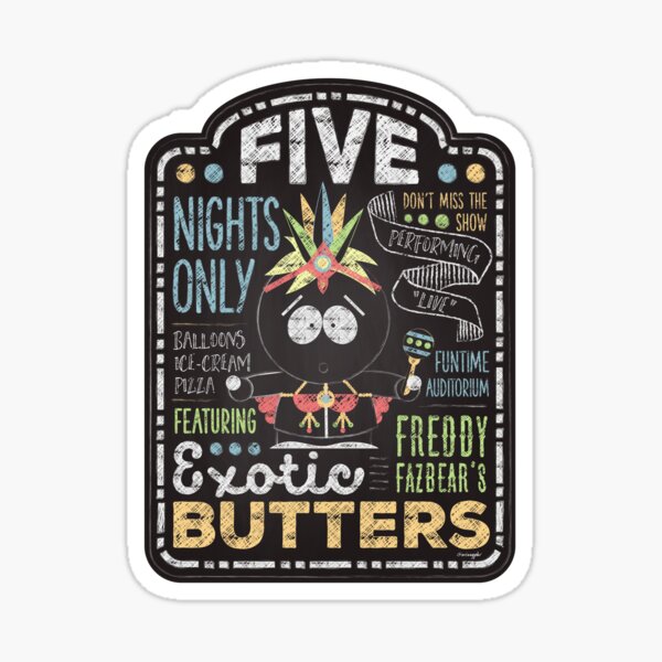 "Exotic Butters" Sticker for Sale by ariosgphx | Redbubble
