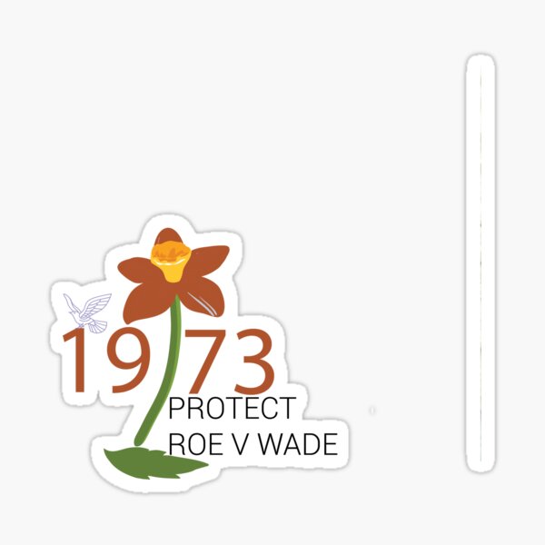 "Protect Roe V Wade..." Sticker for Sale by dsn89 | Redbubble