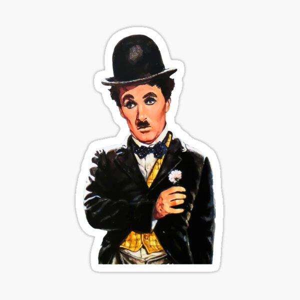 "Charlie Chaplin" Sticker by Charliechaplin3 | Redbubble