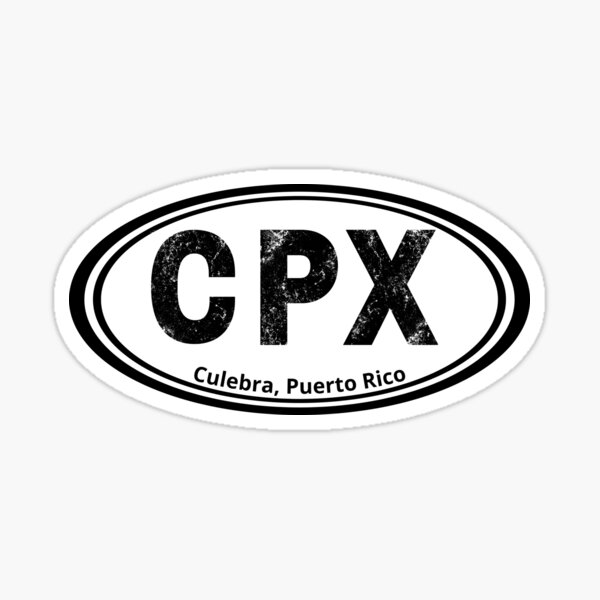 "Culebra, Puerto Rico Pride Call Letters" Sticker for Sale by ...