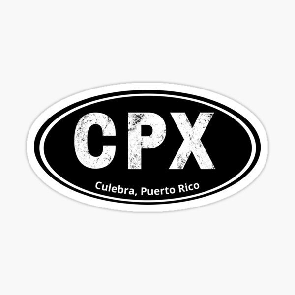 "Culebra, Puerto Rico Pride Call Letters" Sticker for Sale by ...