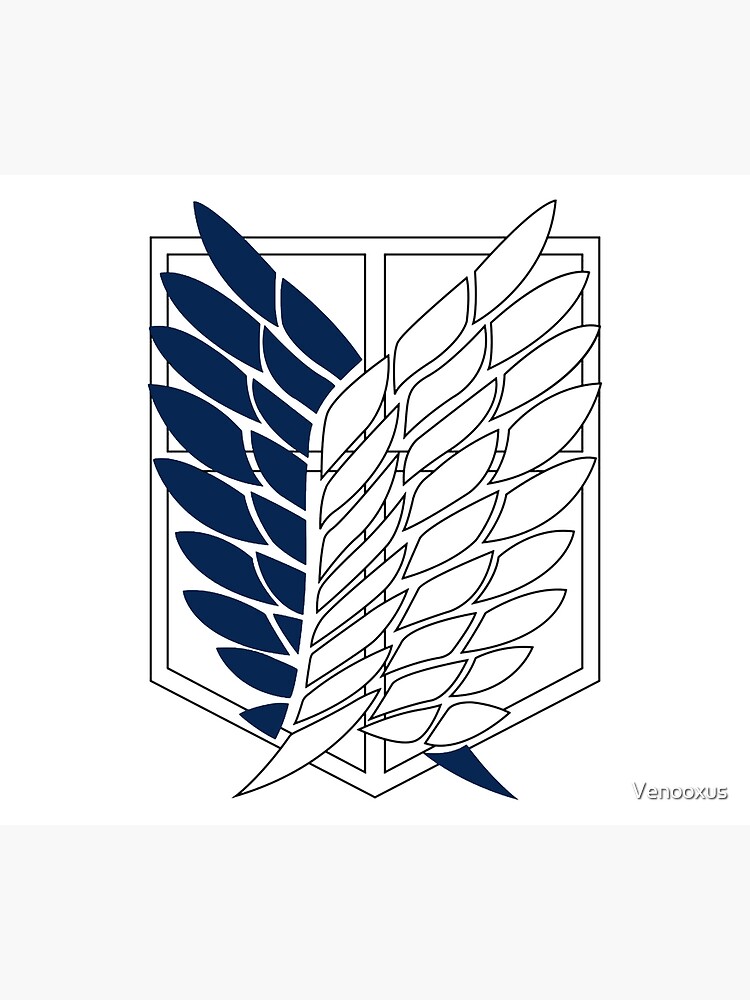 "Scout Regiment Logo _ Attack on Titan" Poster by Venooxus | Redbubble