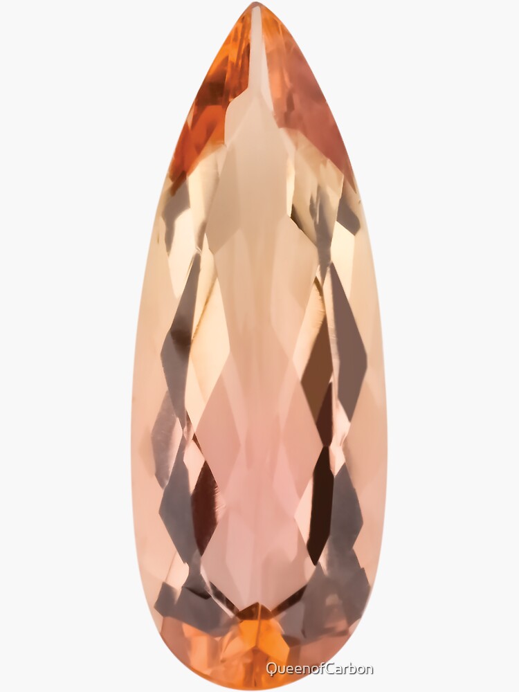 "imperial topaz no.1 | Photo" Sticker for Sale by QueenofCarbon | Redbubble