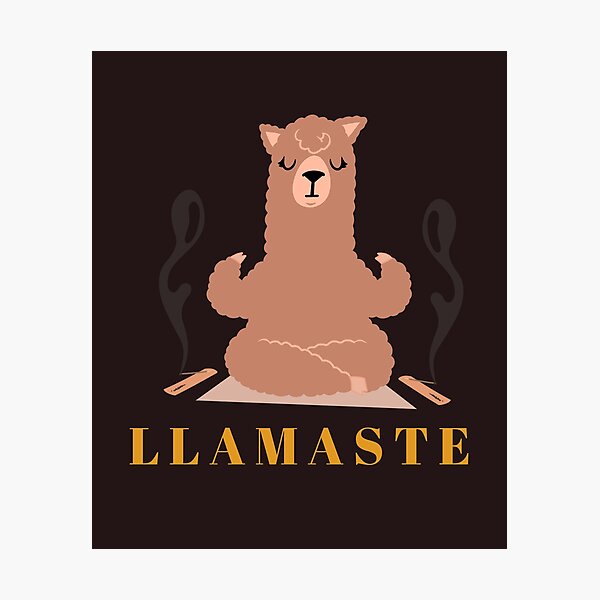 Lámina fotográfica «Llamaste, amaste pensar, relajar lamate ...