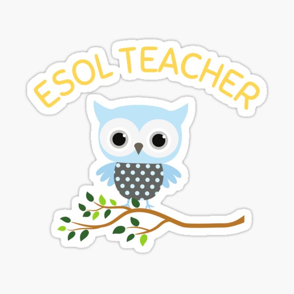 "ESOL Teacher sticker, ESL teacher, esol and esl teacher sticker ...