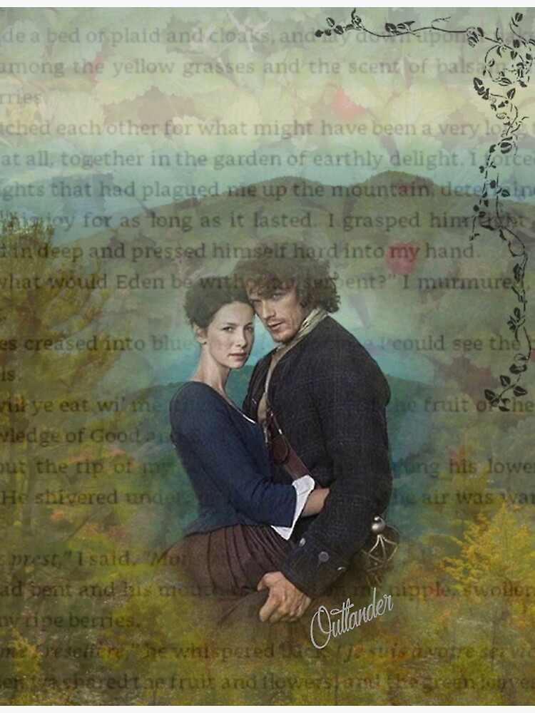 Lámina fotográfica «Collage de página de libro de Outlander -» de ...