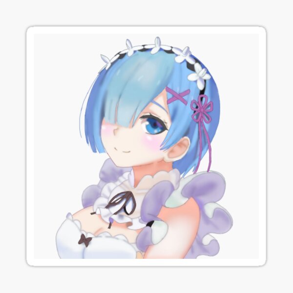 "Re:Zero Rem" Sticker for Sale by Gamer-Kirsten | Redbubble