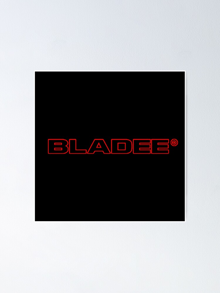 "BLADEE new logo drainmarked drain gang merch" Poster for Sale by ...