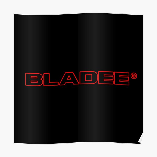 "BLADEE new logo drainmarked drain gang merch" Poster for Sale by ...