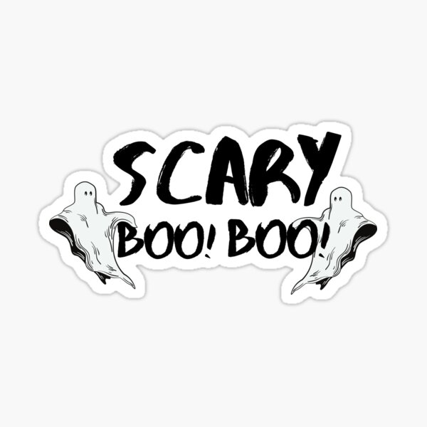 "er boo boo crew halloween, scary boo boo, Fun ghost" Sticker for Sale ...
