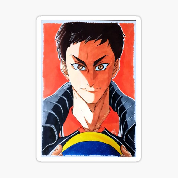 "Haikyuu Daichi Sawamura Karasuno" Sticker for Sale by AP90Drawing ...