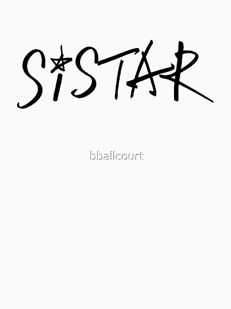 "Sistar - Logo" T-shirt for Sale by bballcourt | Redbubble | sistar t ...